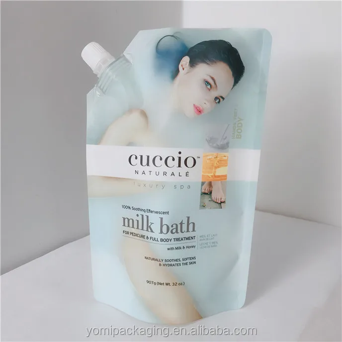 Custom Printed Recyclable Plastic Body Wash Packaging