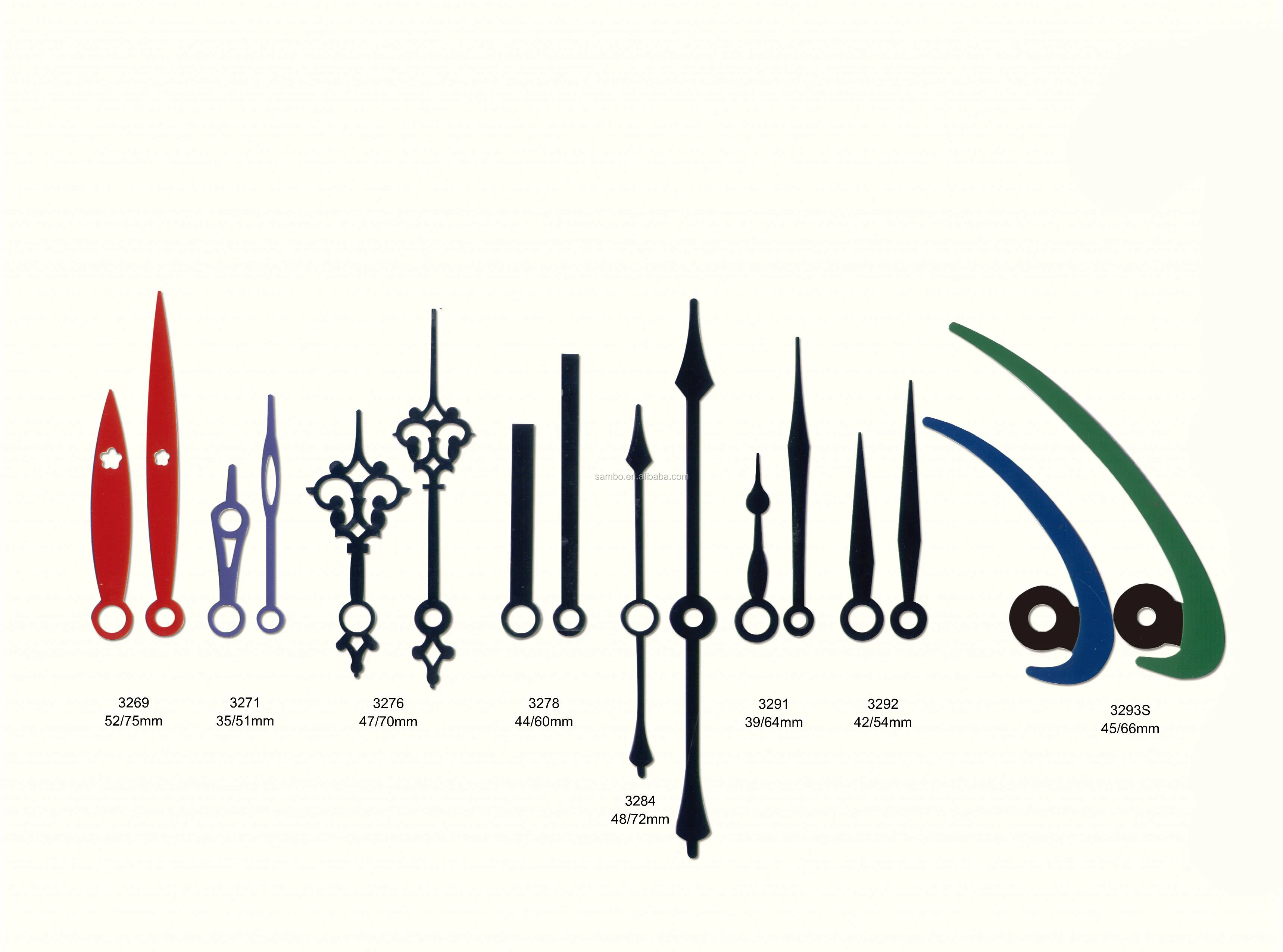 Teardrop Shaped Hour And Minute Clock Hands Parts - Buy Hour And Minute ...