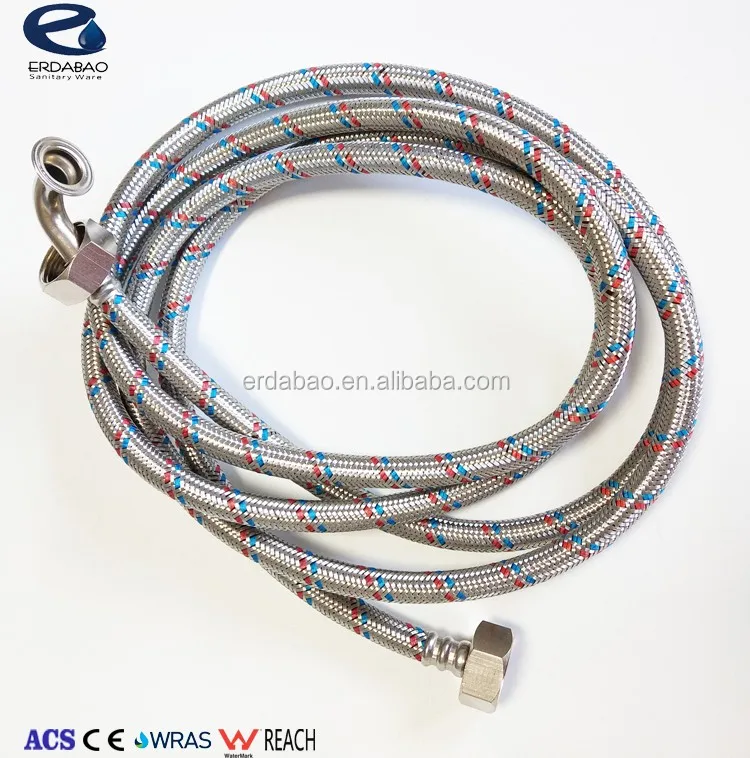 High Quality Flexible Stainless Steel Braided Washing Machine Hose With ...