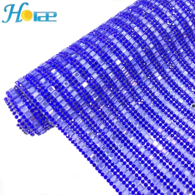 S058 Hotfix Strass Mesh Sheet Adhesive Rhinestone Sheet Mesh For Home Decoration - Buy ...