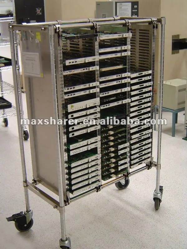 ESD Cart - Conductive Wheel PCB Storage Circulation Cart