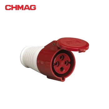 Industrial Plug And Socket Female Mobile Socket 32a 4p Ip44 Red 224 ...