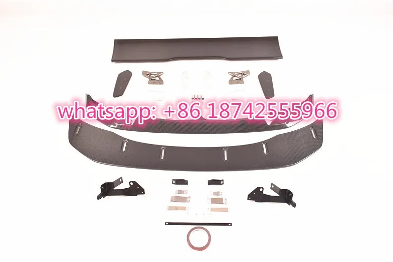 4 Series F82 M4 Gts Style Carbon Finber Front Spoiler Rear Wing For F82 ...