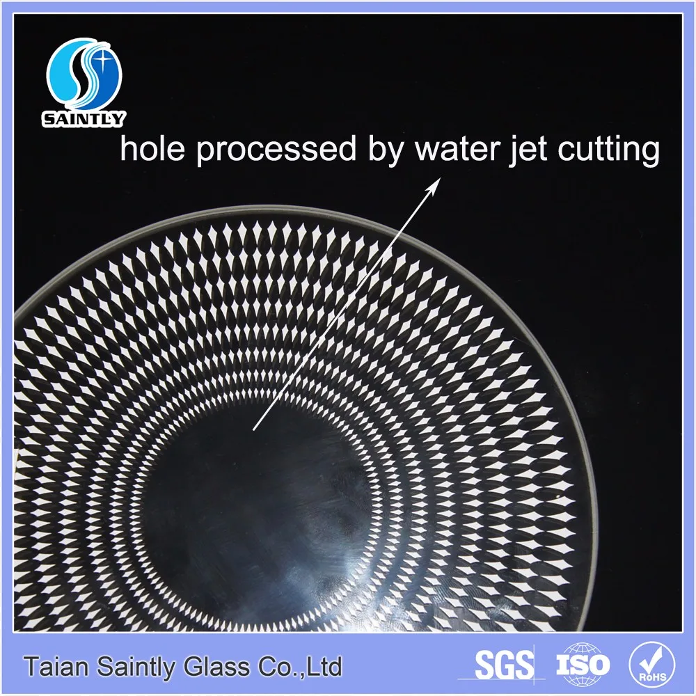 Spot Led Ceiling Light Tempered Panel Glass Covers With Holes - Buy ...