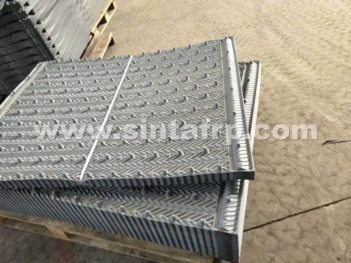 1300*1000mm Crossflow Film Fill Cooling Tower PVC Filling Material ...