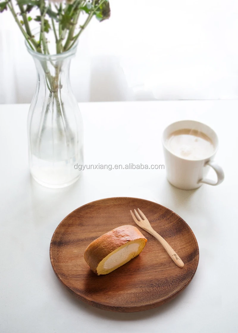 Natural Wood Food Serving Plate Wood Dish - Buy Wood Dishes And Plates ...
