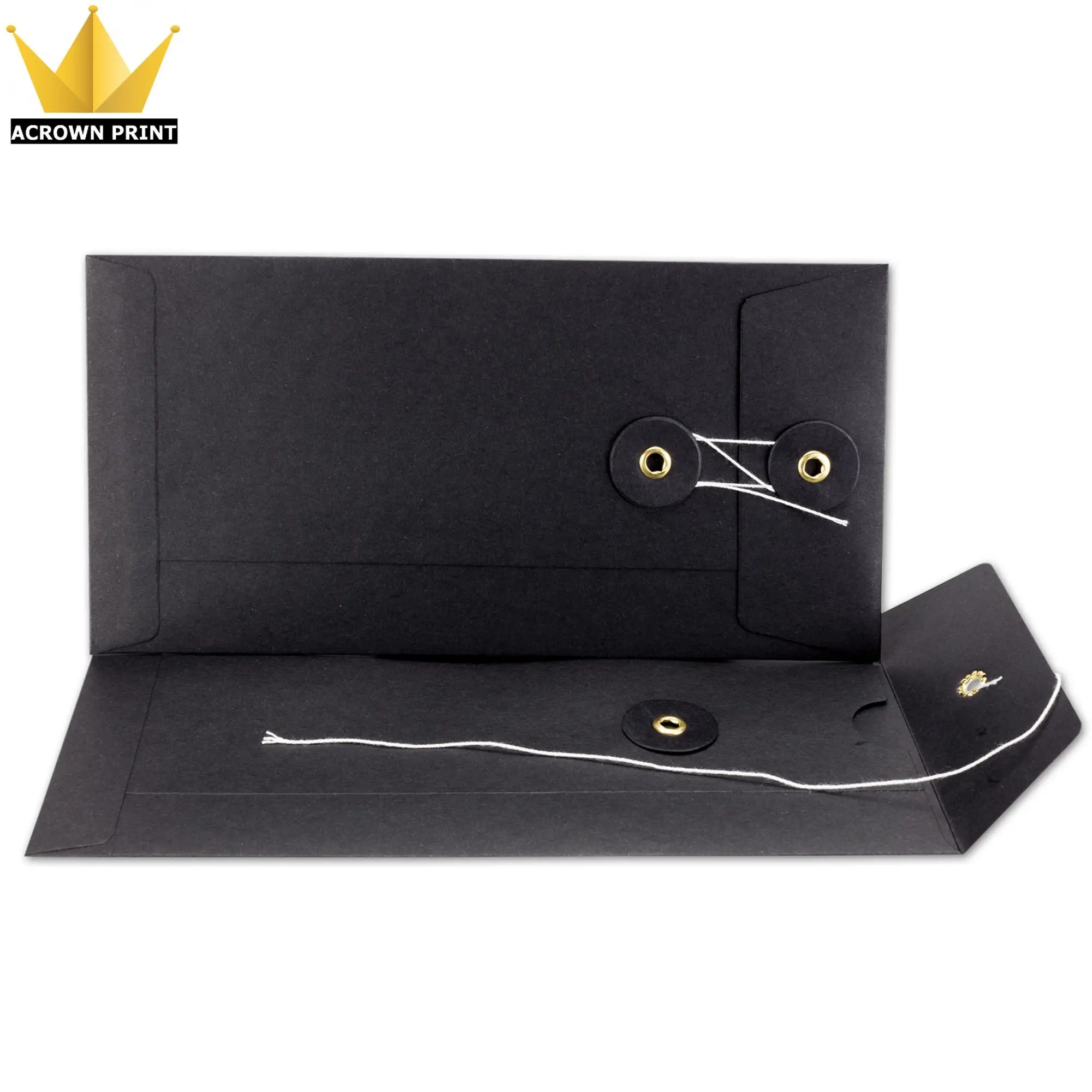 Wholesale Bespoke C4/a4 Black Kraft Gusset String Washer Envelopes - Buy A4 String Envelope ...