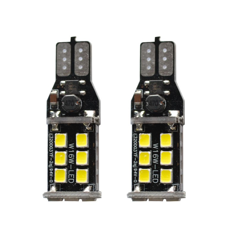 T15 Canbus 15 Smd 1835 Led Non Polar 3w 250ma Led W16w No Error Car ...