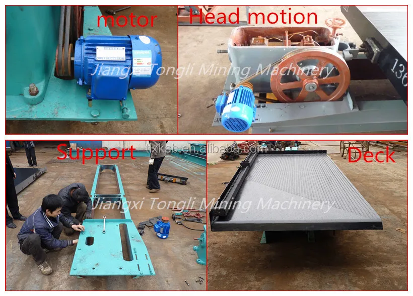 6s Gold Mining Shaking Table Gold Separation Shaker Table Price For ...