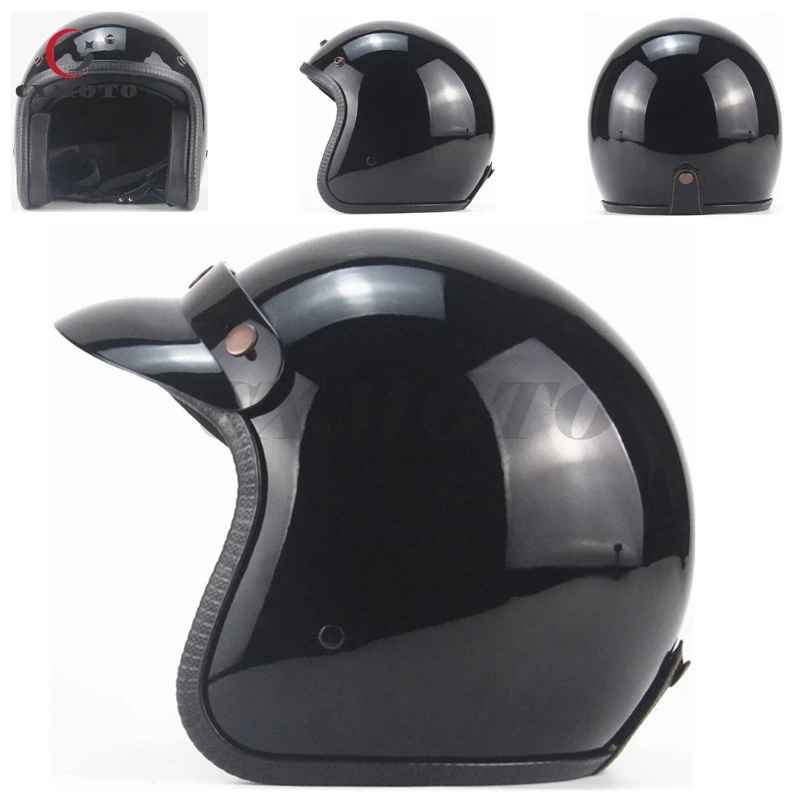 CXMOTO Motorcycle Helmets - Durable ABS Open Face Helmets