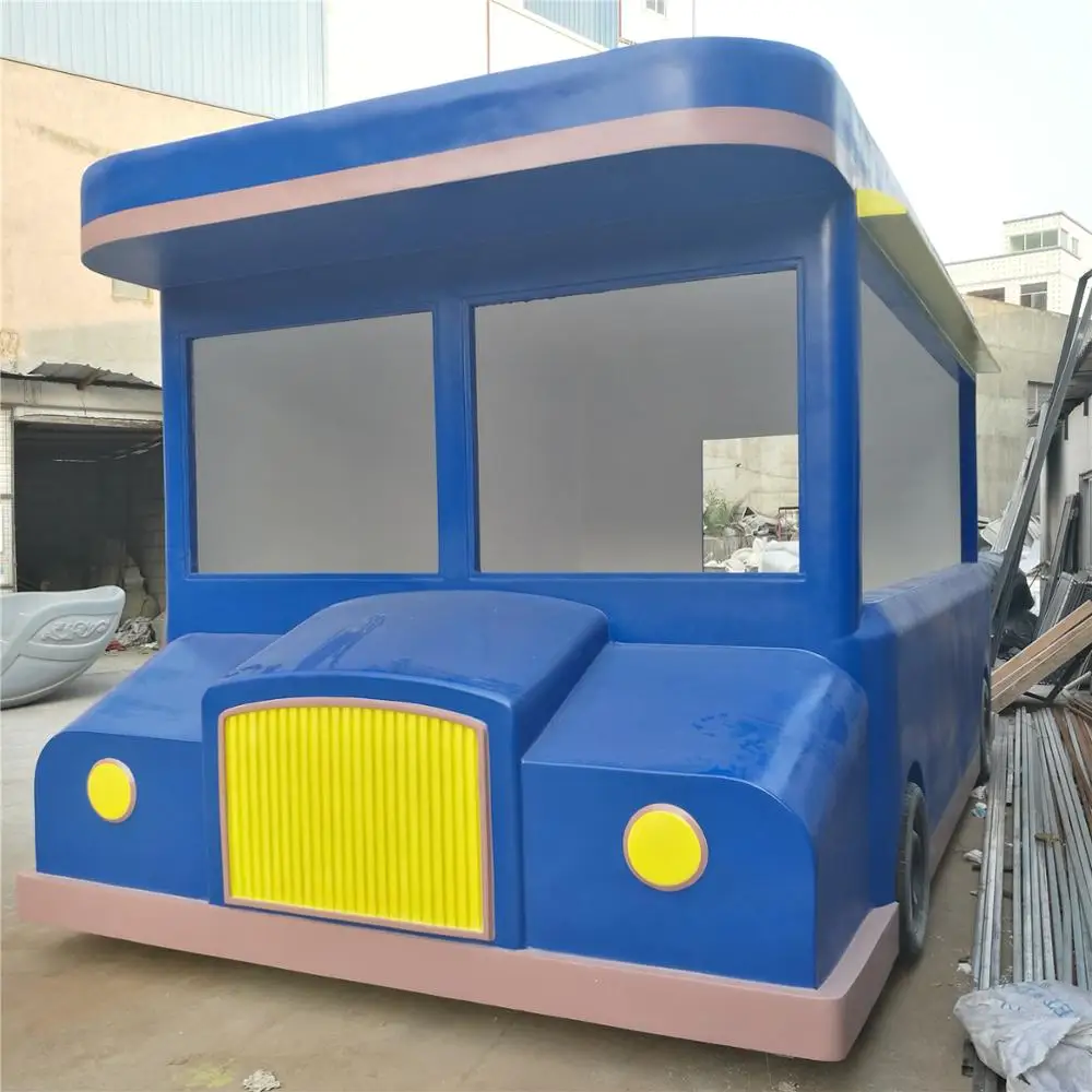 Outdoor Fiberglass Car Design Fast Food Cart Jurce Bar Food Kiosk - Buy ...