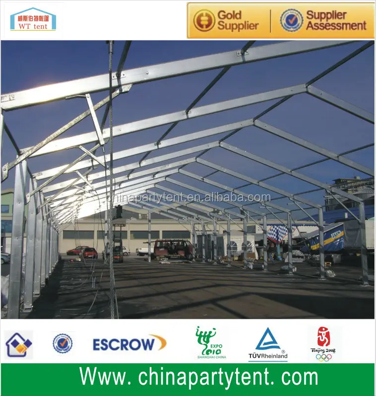 High Reinforced Aluminum Structure Tent Temporary Workshop Storage ...