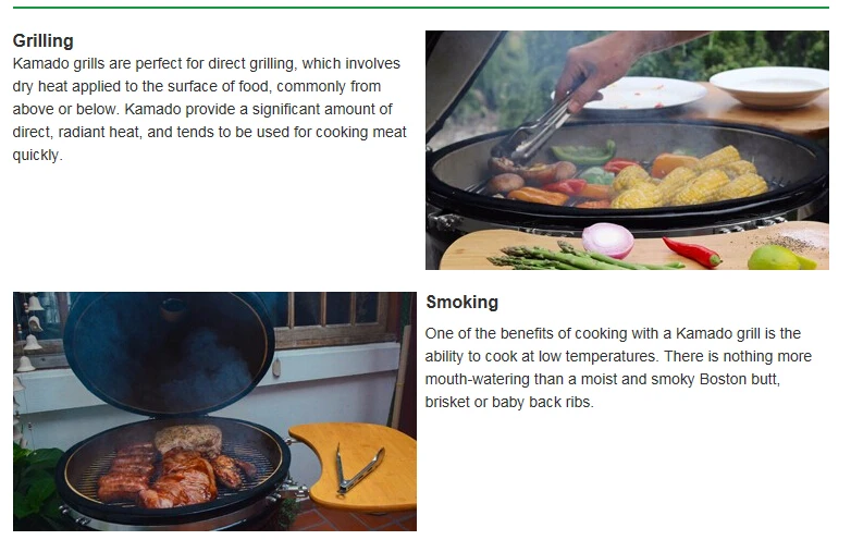 SEB KAMADO 24 Inch Ceramic BBQ Grill - Versatile & Durable