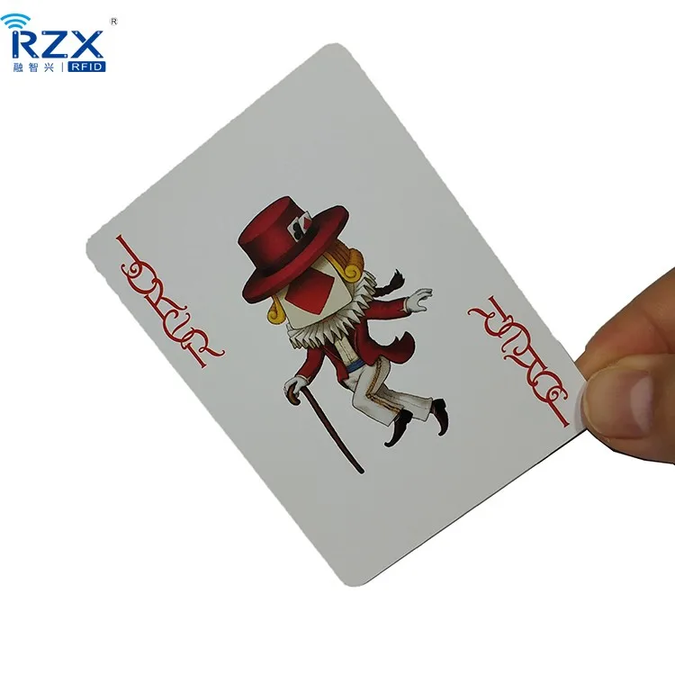 Casino 13.56mhz RFID Plastic Playing Cards - ICODE SLIX