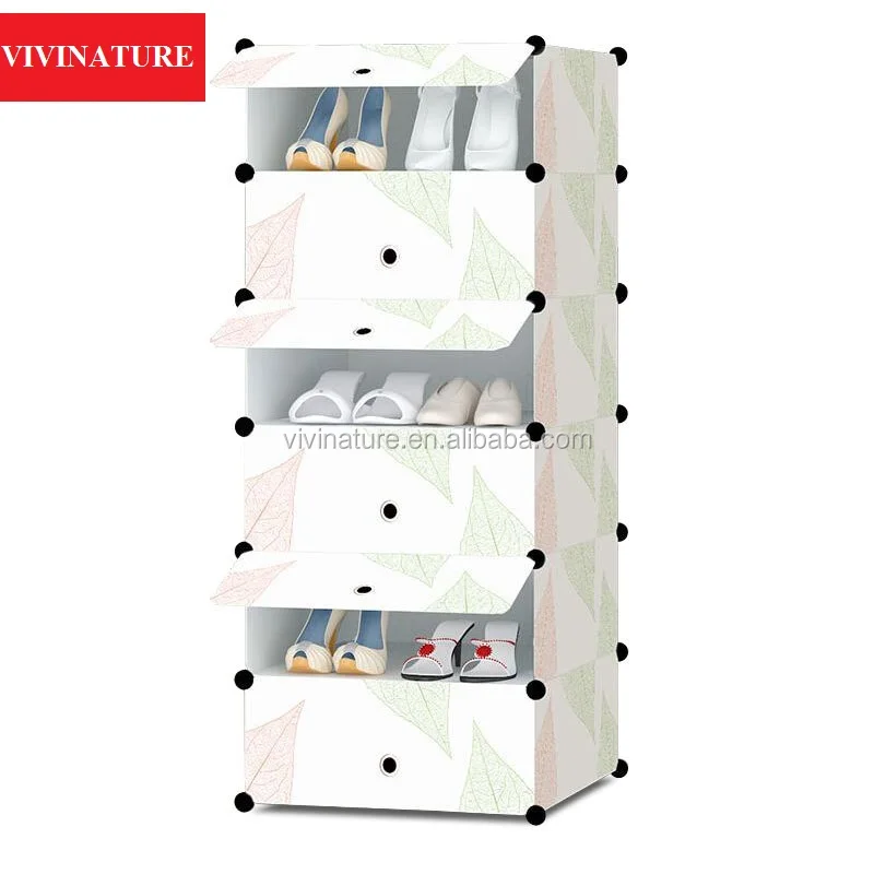 Plastic Shoes Organizer and Shoe Storage Rack by Vivinature