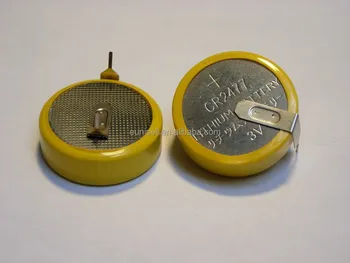 Cr2050 Cr2032 Button-cell Battery With Bent Tabs And 3 Voltage - Buy ...