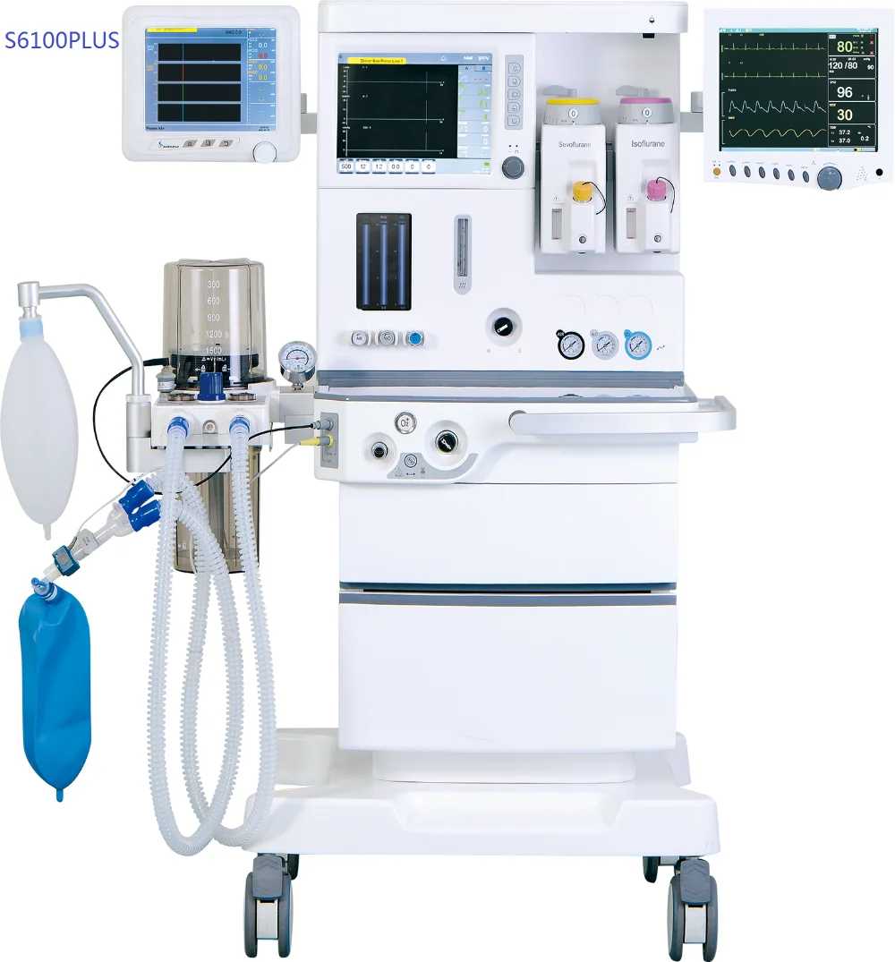 S6200a Pneumatic Electric Control Anesthesia Ventilator Station ...