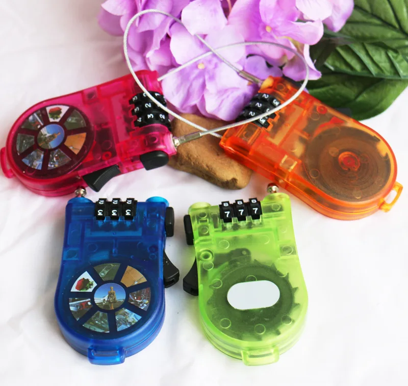 CH-31 CJSJ ABS Adjustable Wire Cable Lock - Flexible Combination Lock