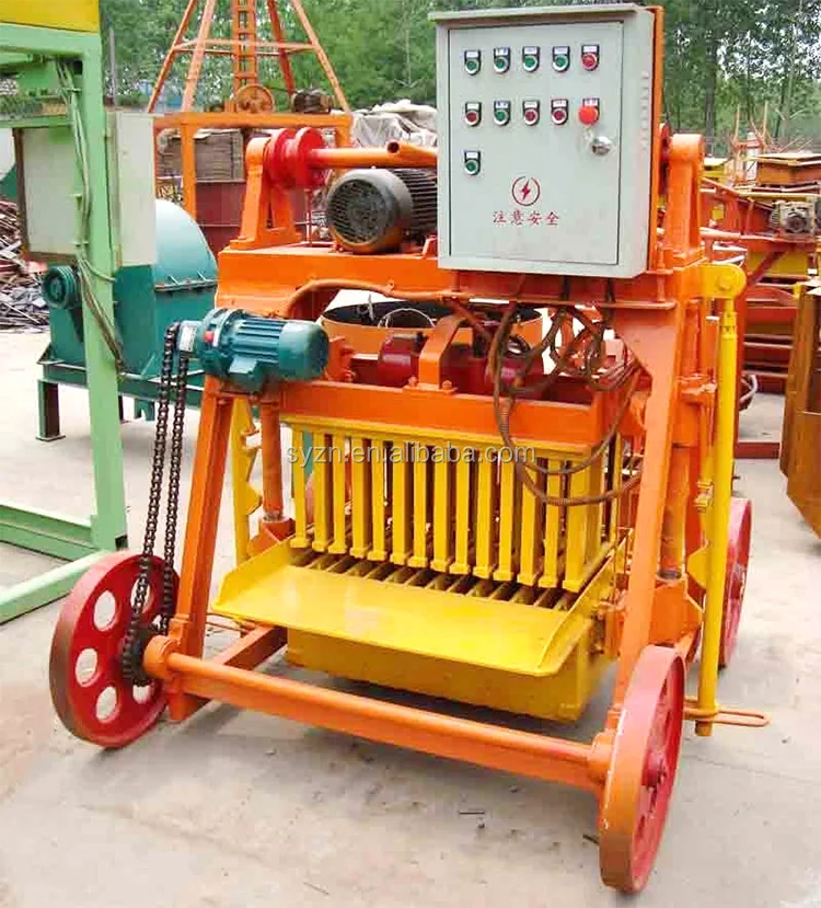 QMY4-45 Mobile Block Making Machine Price List Small Manual Block ...