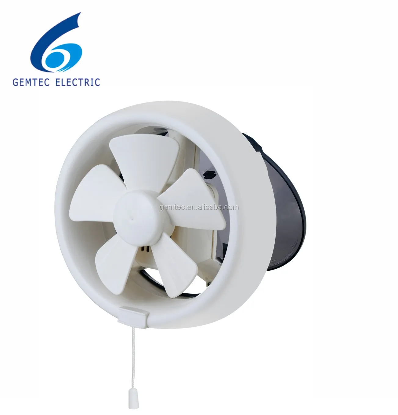 Oil Bearing Glass Window Mounted Round Bathroom Exhaust Fan