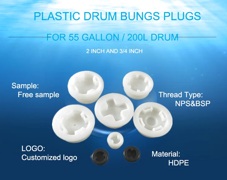 60mm Fine Buttress Thread Plastic Drum Bung And Plug - Buy Drum Bung ...