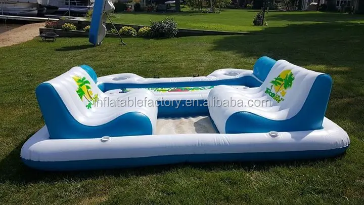 Tropical Tahiti Floating Island - Multiplayer Inflatable Raft