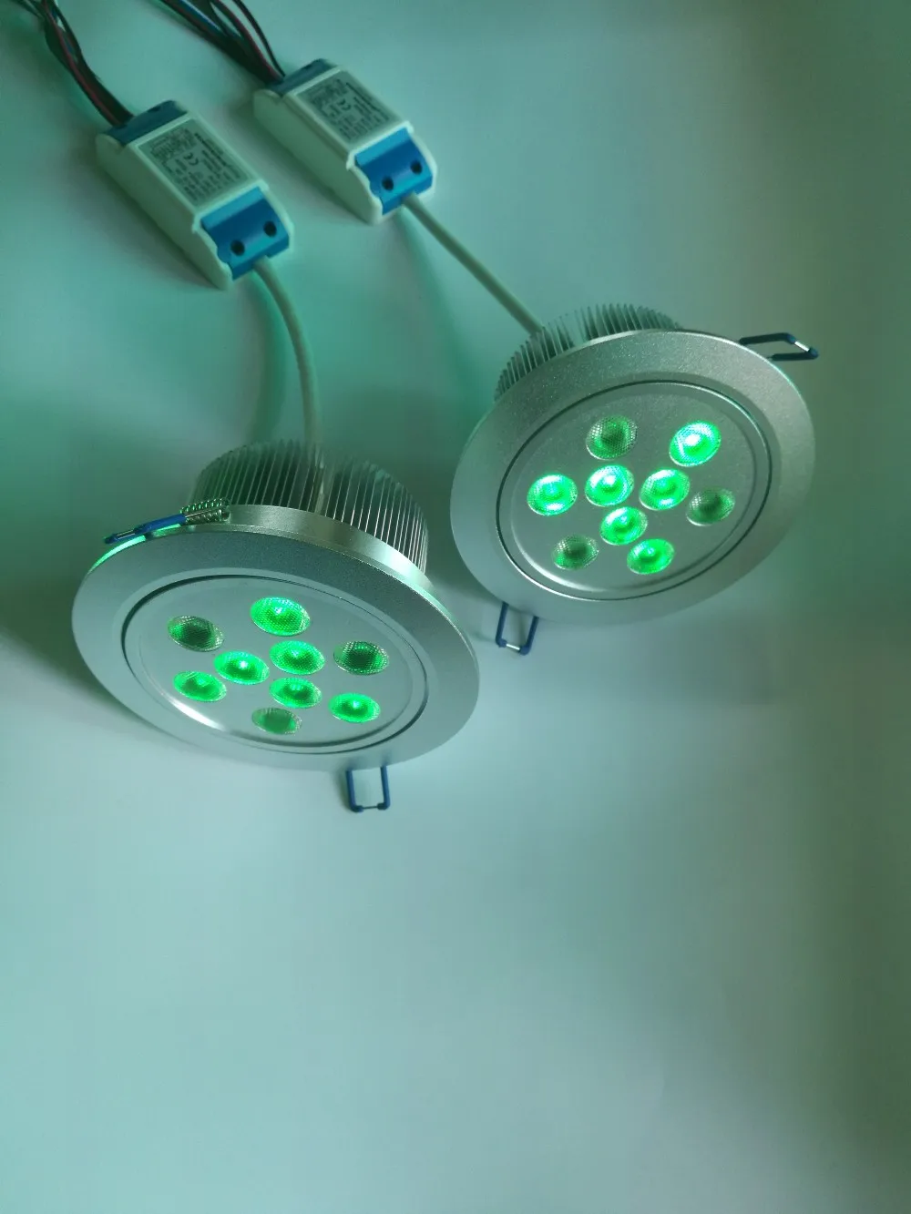 Luxgreen Adjustable 24VDC 9*3W DMX 3IN1 Rgb+white LED Downlight