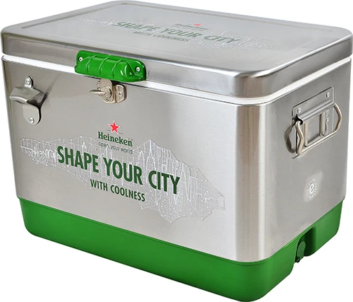 51L Cooler Box Wine Beverage Beer Cooler Box bar Cooler for Camping ...