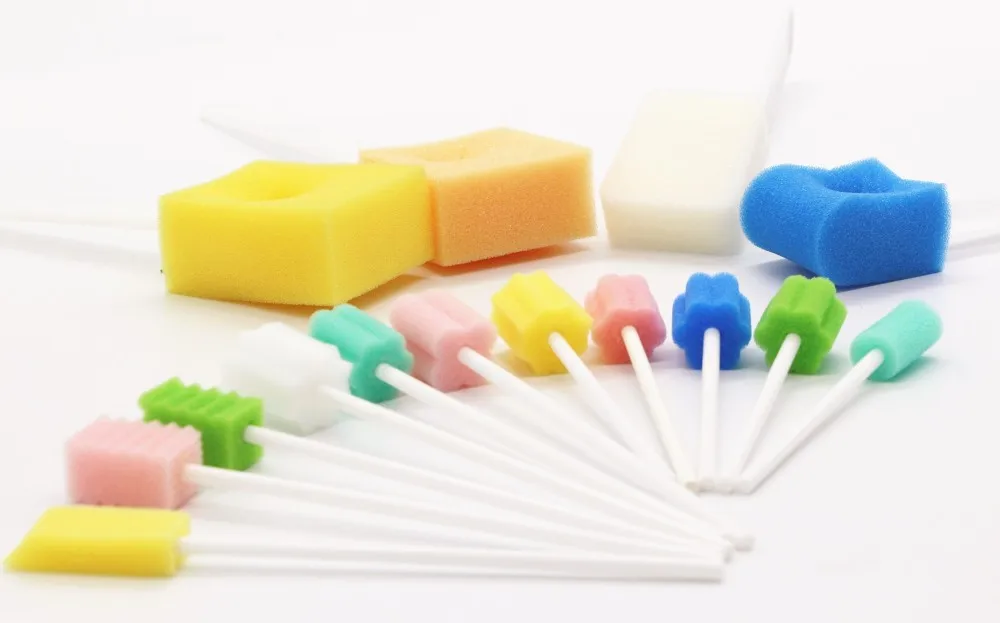 Oral Foam Swabs Mouth Cleaning Swab Tooth Lollipop Swab Manufacturer ...