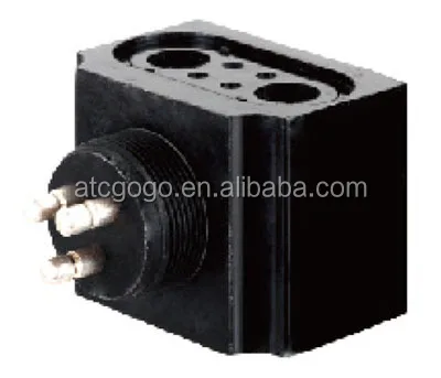 GOGOATC Automobile Valve Double Coil 3 Pin Round Pin European Plug 12v ...