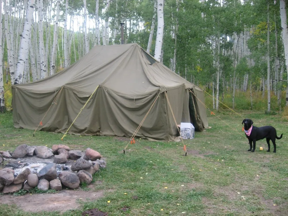 Large Russian Military Canvas 10 Man Surplus Tents Used Military Tents ...