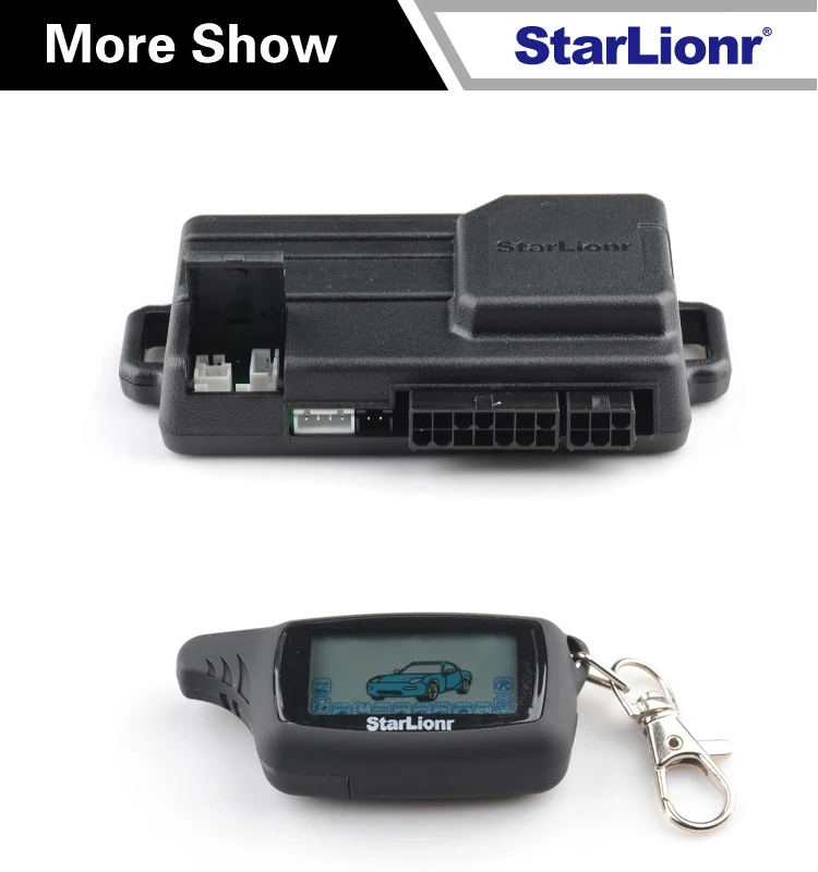 Two Way Car Alarm System With Remote Starter and 3D Sensor - Secure ...