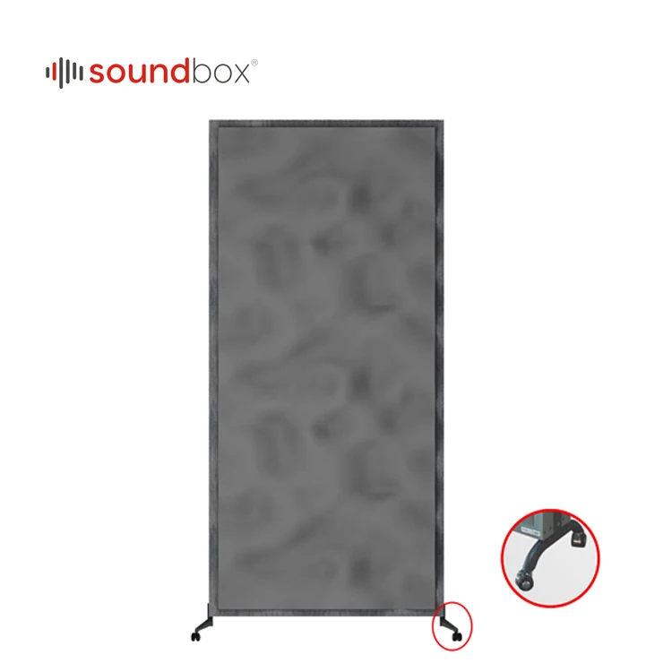 Movable Studio Sound Baffles Barrier with Wheels - Acoustic Panels for ...