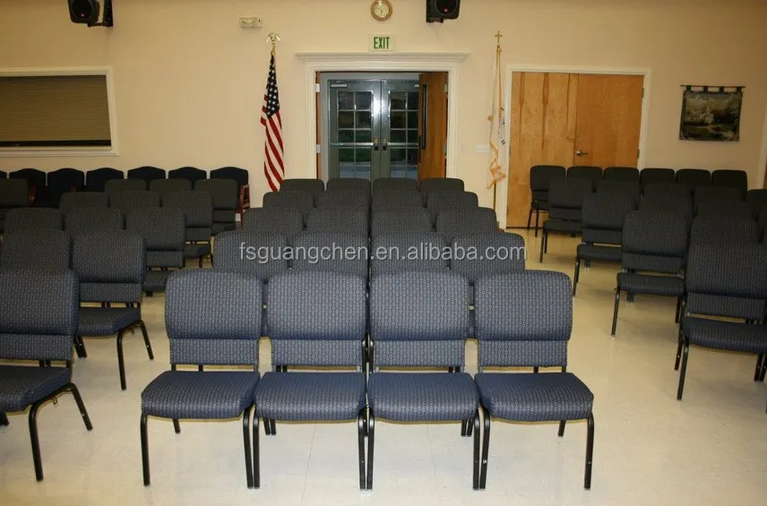 Red Color With Comfortable Seat Stacking Church Chair For Prayers - Buy ...