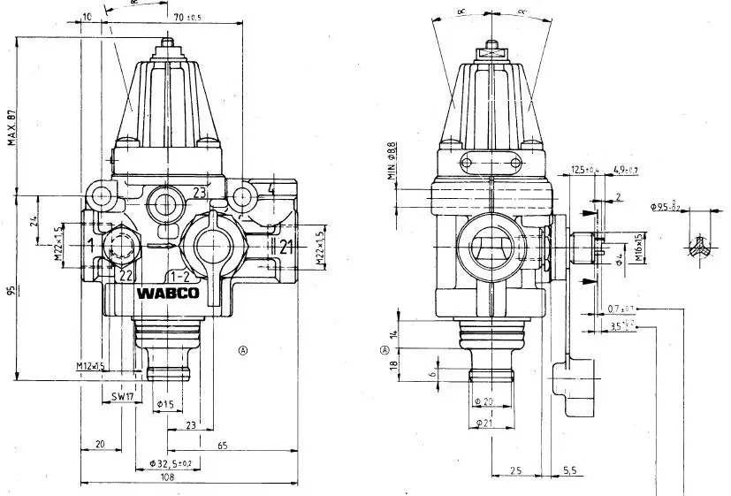 9753034730 Wabco Unloader Valve - Buy 9753034730,Original Wabco Valve ...