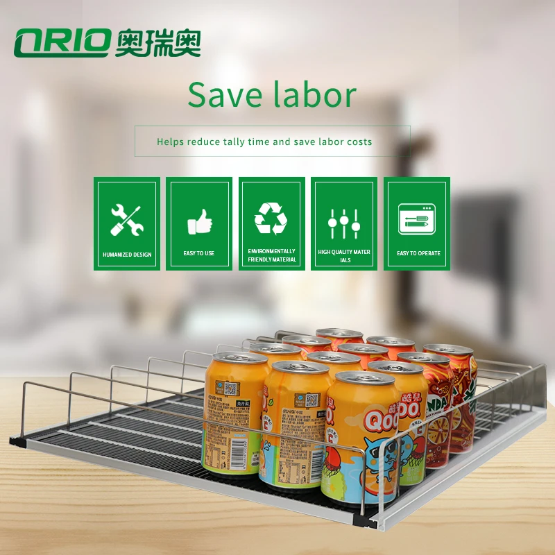 Flex Gravity Pusher System Roller Shelves - Smart Management