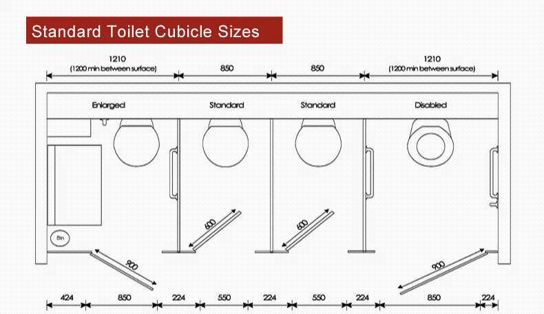 HPL Toilet Partitions - Durable, Waterproof, and Easy Install