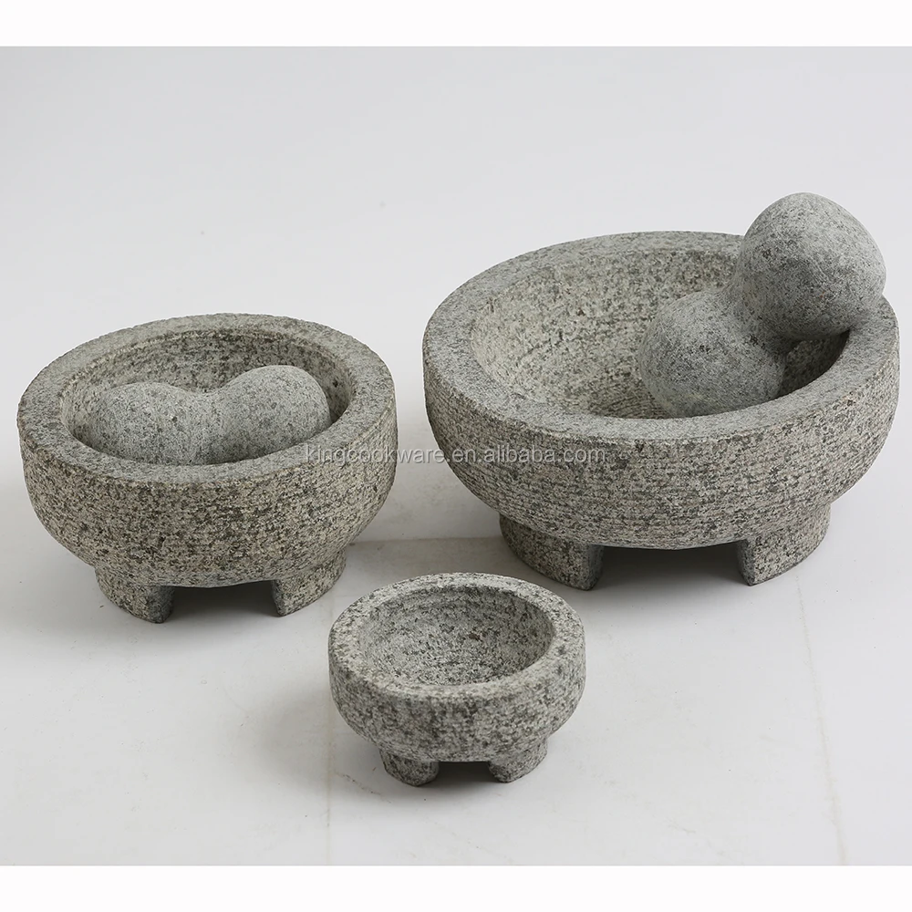 Home Kitchenware Granite Molcajete Bowl For Spice Grinding - Buy Mortar ...