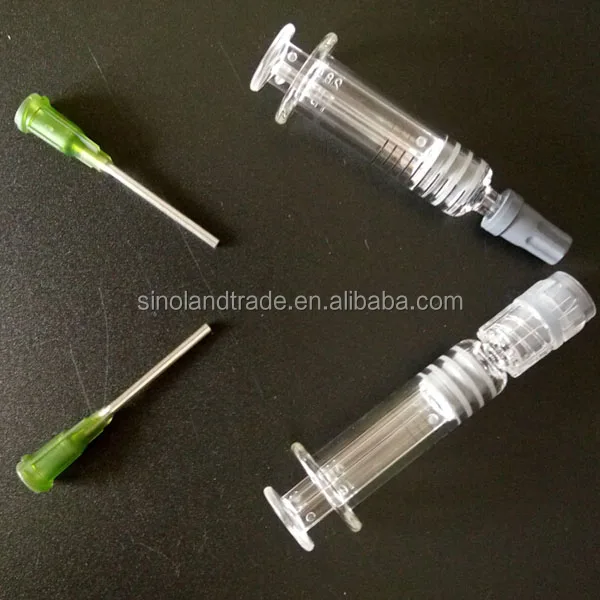 Cop/coc 1ml Prefilled Glass Syringe With Glue Dispensing Blunt Needle ...