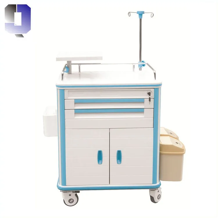 Jq-618 Hospital Icu Emergency Trolley Operation Theatre Cpr ...