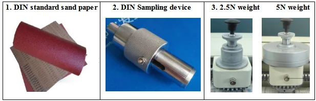 ISO 4649 Scarpe DIN abrasione tester, ASTM D5963 Gomma All'abrasione ...
