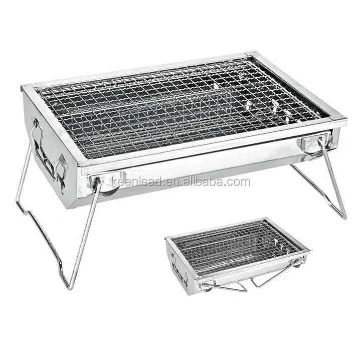 Barb Eco Portable Folding Briefcase Mini Charcoal Bbq Grill For Camping ...