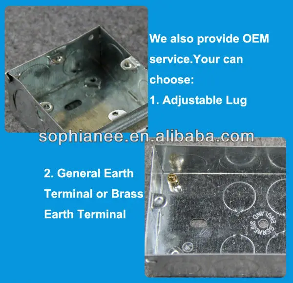 Metal Knockout Box - IP67 Junction Box for Electrical Installations