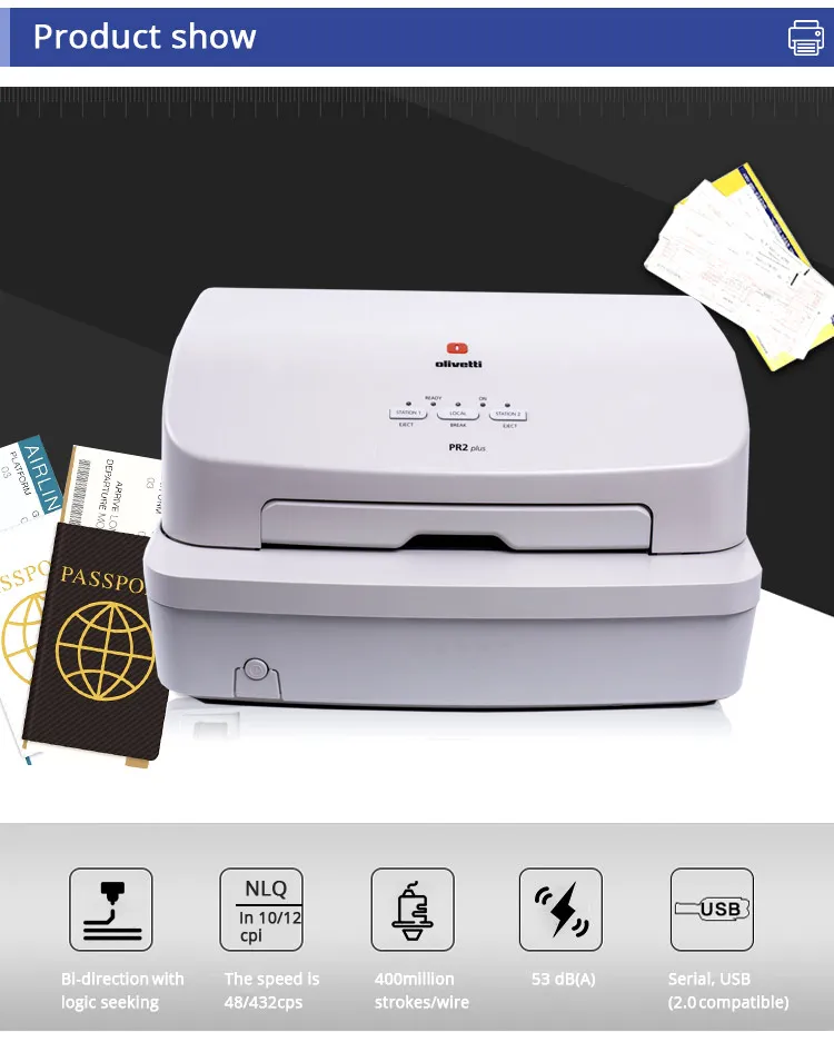 New Original Olivetti Pr2 Plus Terminal Receipt Printer - Buy Terminal ...