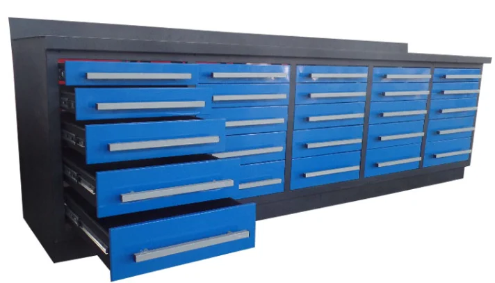 Stainless Steel 96" Tool Chest 24 Drawer Work Bench - Buy Stainless ...
