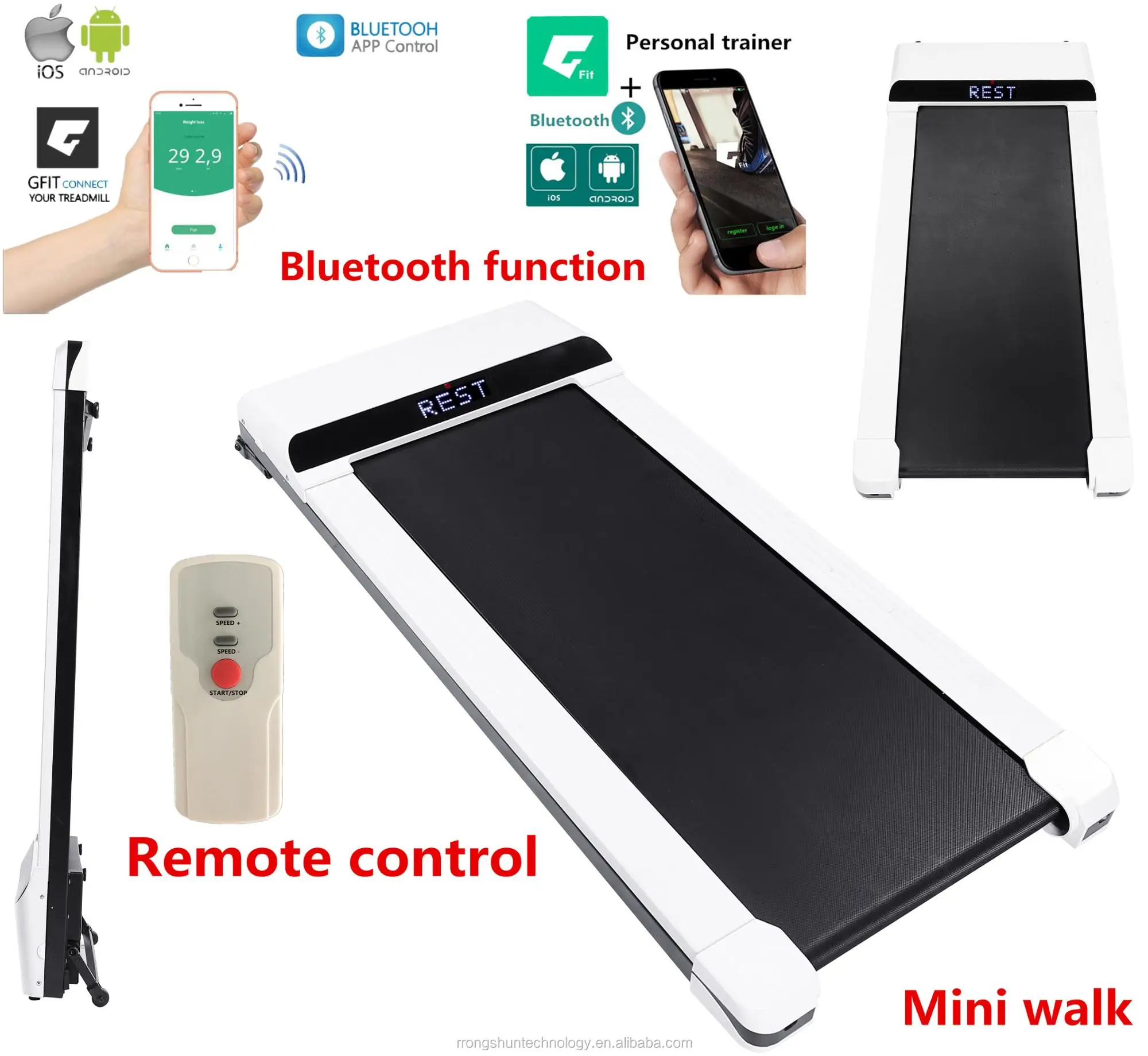 2021 Umay New Design Smart Dc 1.5hp Mini Walk Office Treadmill - Buy ...