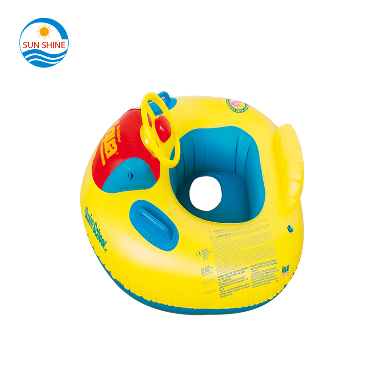 Pvc Inflatable Double Circle Baby Swimming Ring / Baby Water Inflatable ...