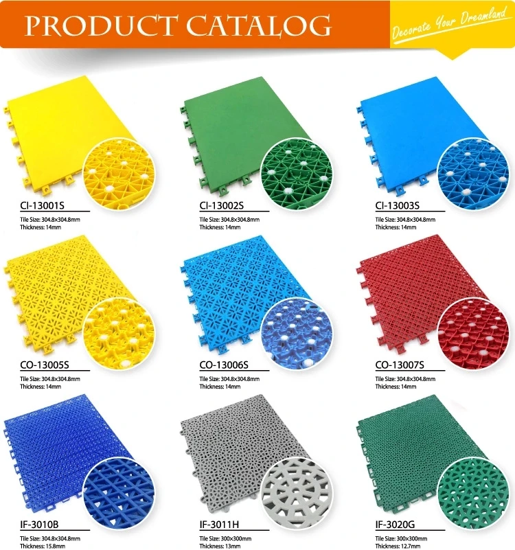 Pp Grid Sport Outdoor Interlocking Plastic Floor Tiles - Buy Pp Grid ...