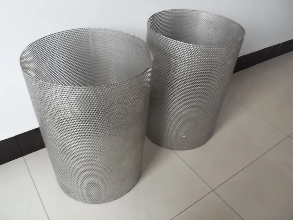 304 Water Filter Frame - Stainless Steel Perforated Pipes