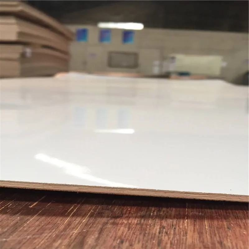 Poplar Main Material Matt White Polyester Plywood - Buy White Polyester ...